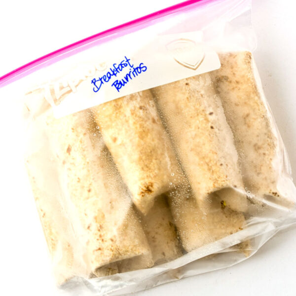Healthy Freezer Breakfast Burritos • Tastythin