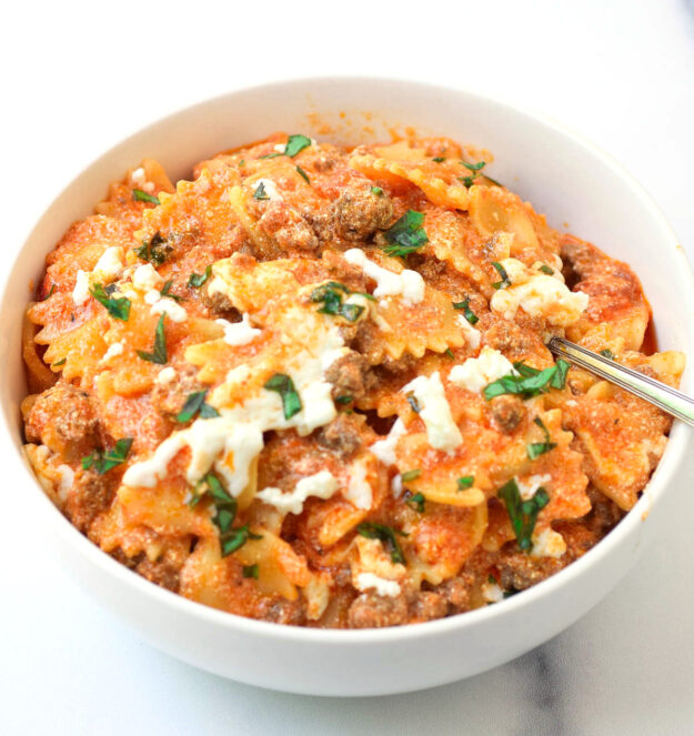 Easy Instant Pot Lazy Lasagna • Tastythin