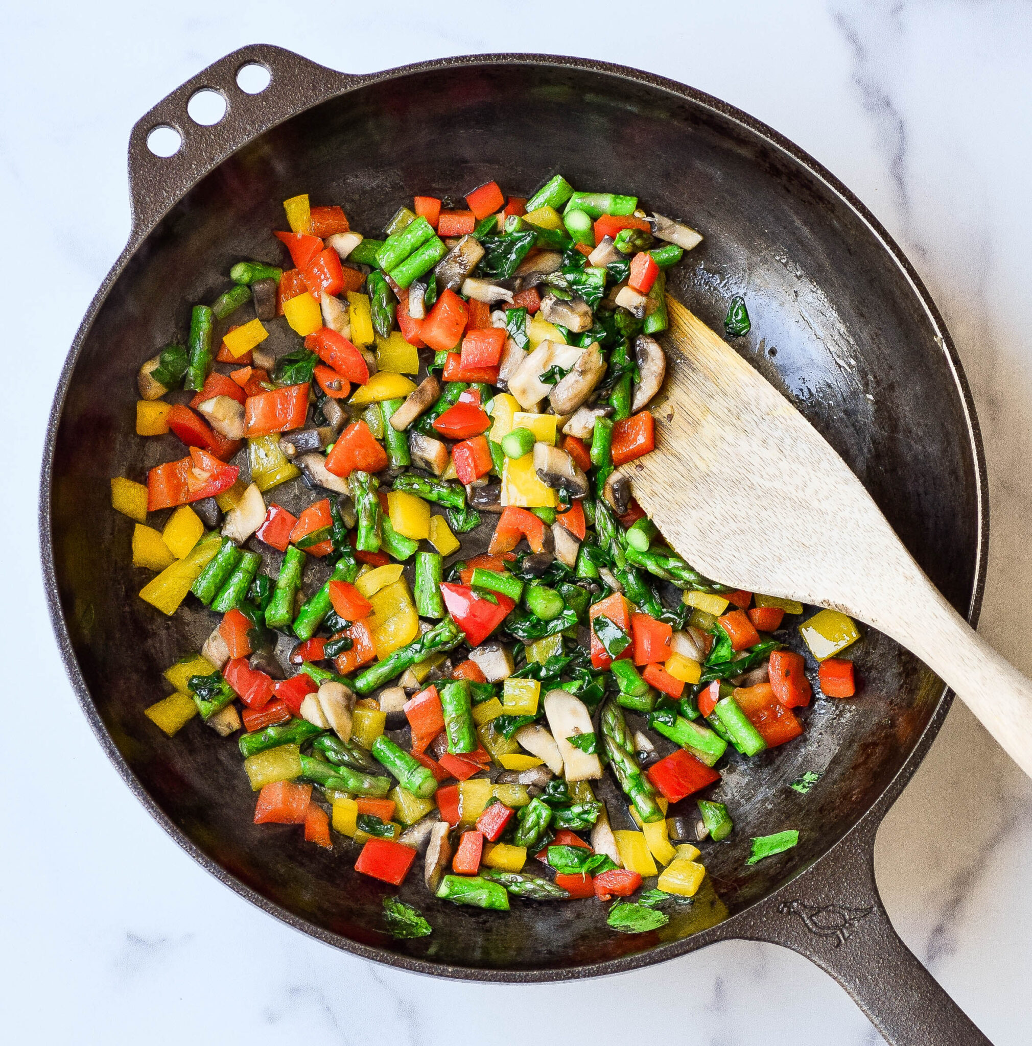 Healthy Vegetable Frittata Recipe • Tastythin